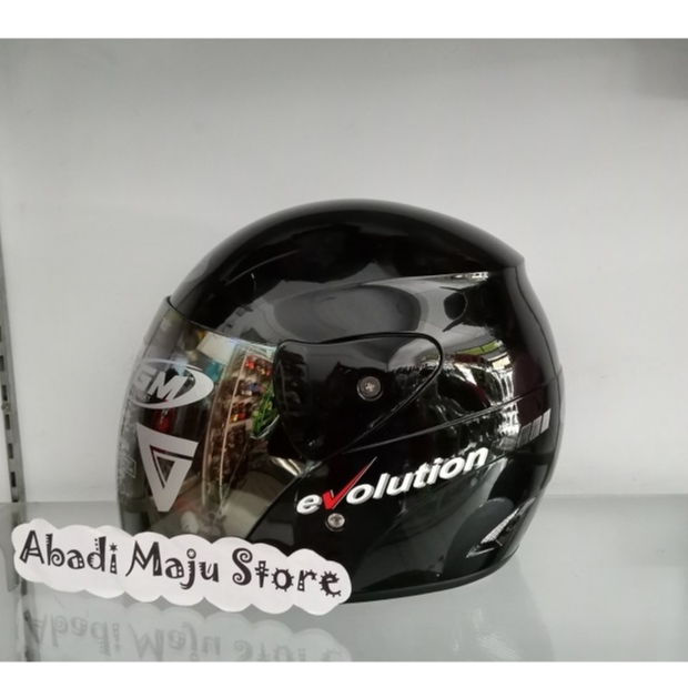 Jual HELM GM EVOLUTION SOLID POLOS ORIGINAL | Shopee Indonesia