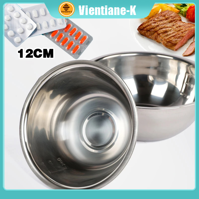 Jual 12cm Kom Medis Iodine Cup Bowl Medis Mangkuk Larutan Stainless ...