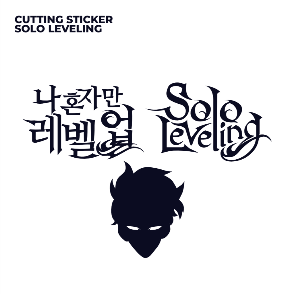 Jual Cutting Sticker Solo Leveling | Sung Jin Woo | Shopee Indonesia