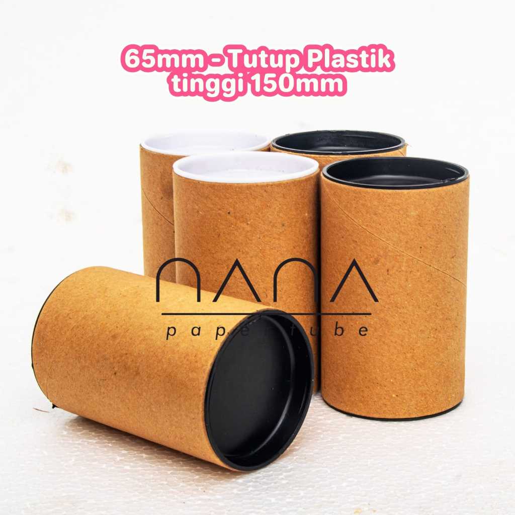 Jual [6.5 cm - Tutup PLASTIK] Nana Paper Tube Packaging / Tabung Kardus ...