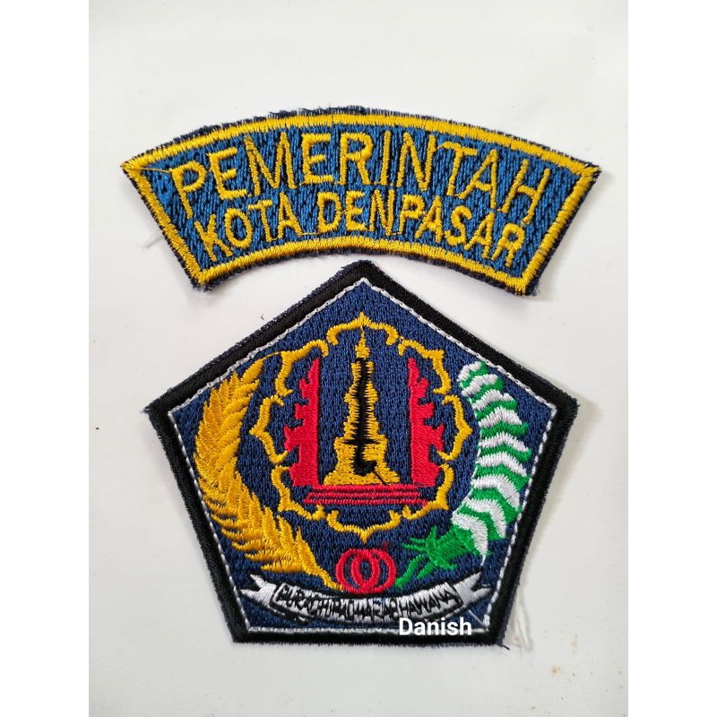 Jual BET BORDIR LOGO LAMBANG KOTA DENPASAR | Shopee Indonesia
