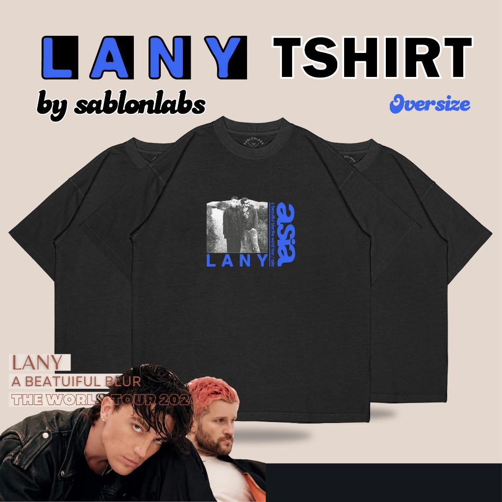 Jual KAOS LANY A BEAUTY BLUR : WORLD TOUR ASIA 2024 OVERSIZE PRIA ...