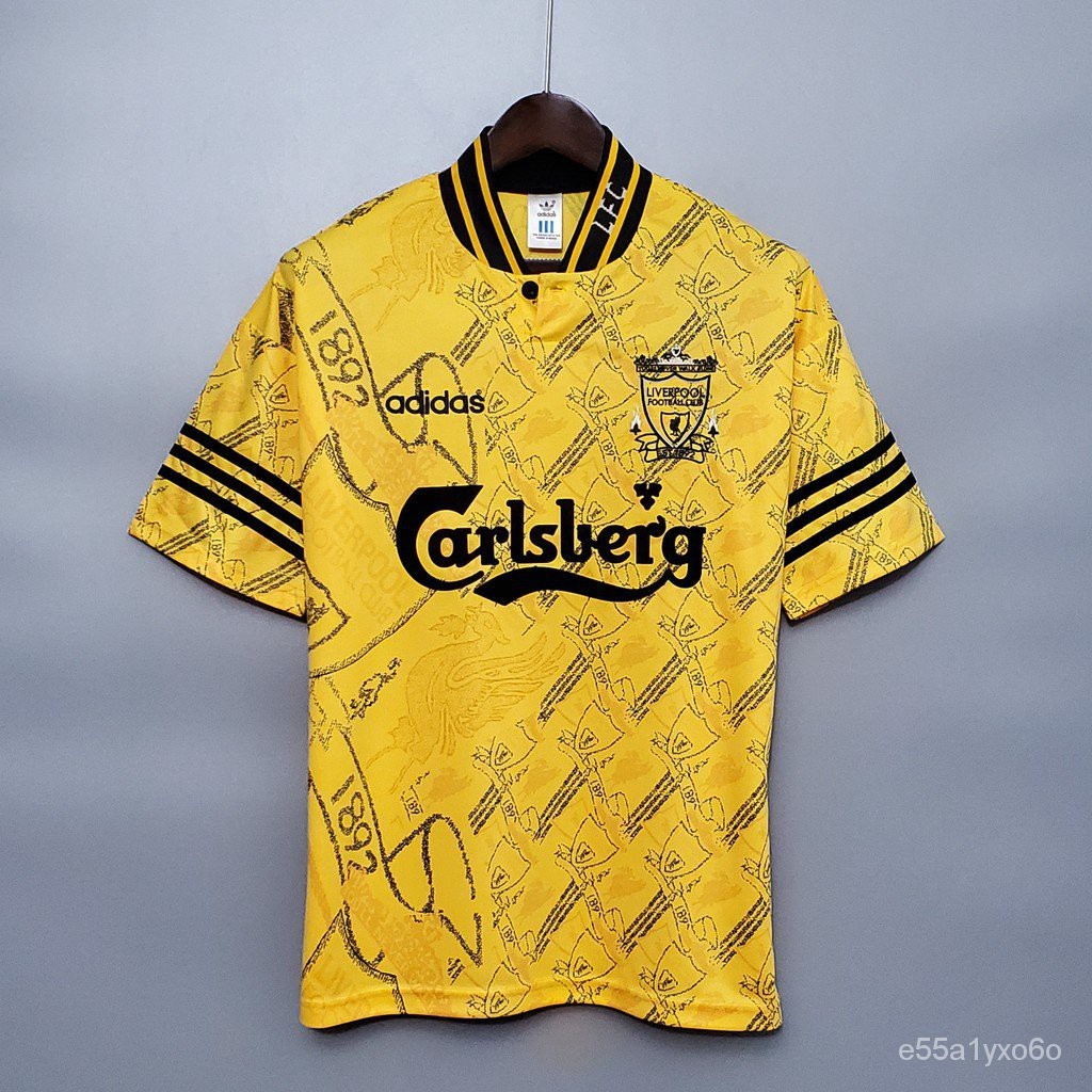 Jual BAJU BOLA JERSEY LIVERPOOL RETRO JERSEY LIVERPOOL RETRO KUNING ...