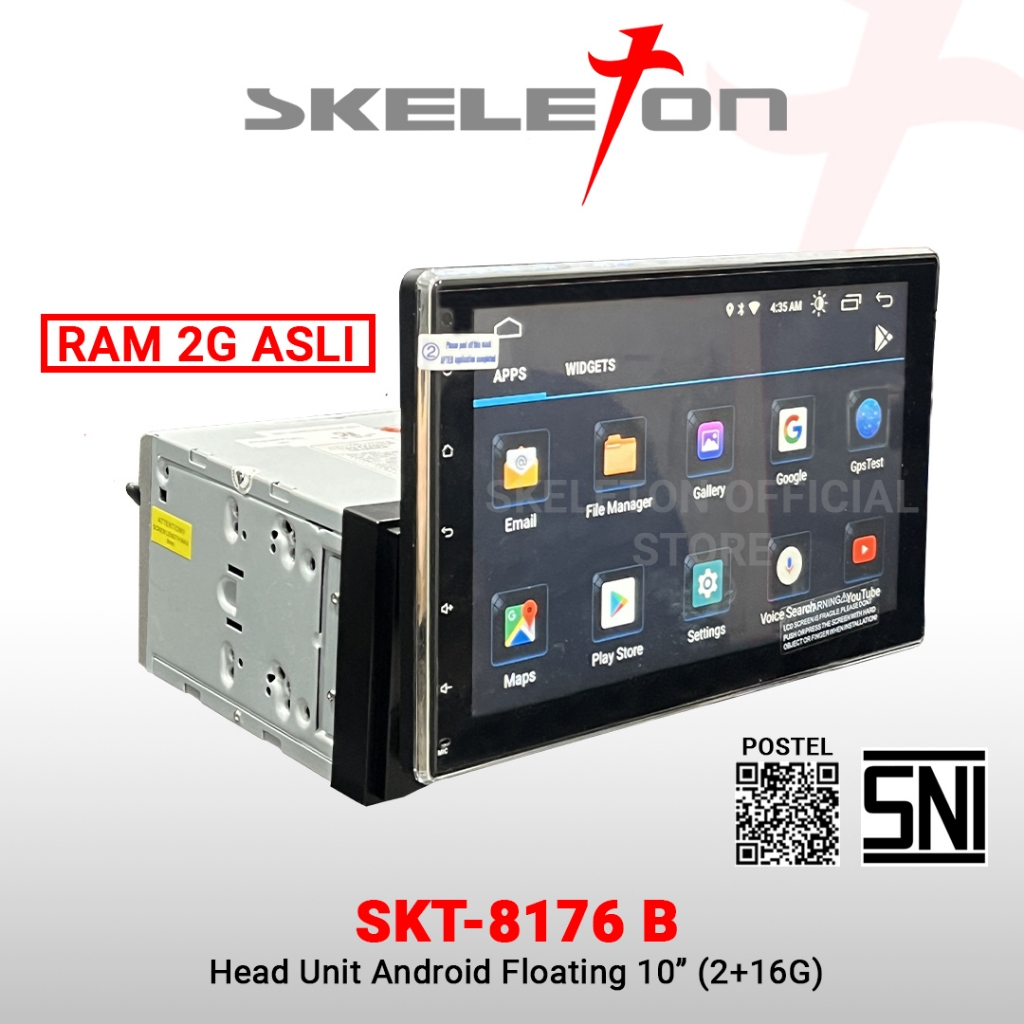 Jual ANDROID SKELETON FLOATING SKT-8176B -10.1" RAM 2+16GB | Shopee Indonesia