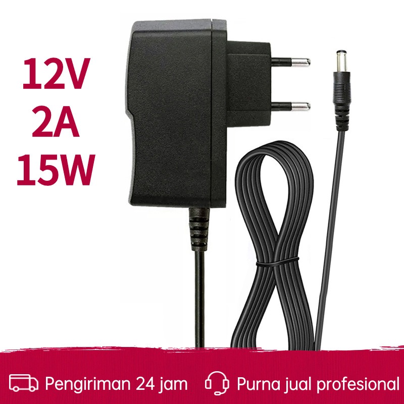 Jual ADAPTOR STB ZTE CCTV Modem Router 12V 2A POWER SUPPLY ADAPTOR 12V ...