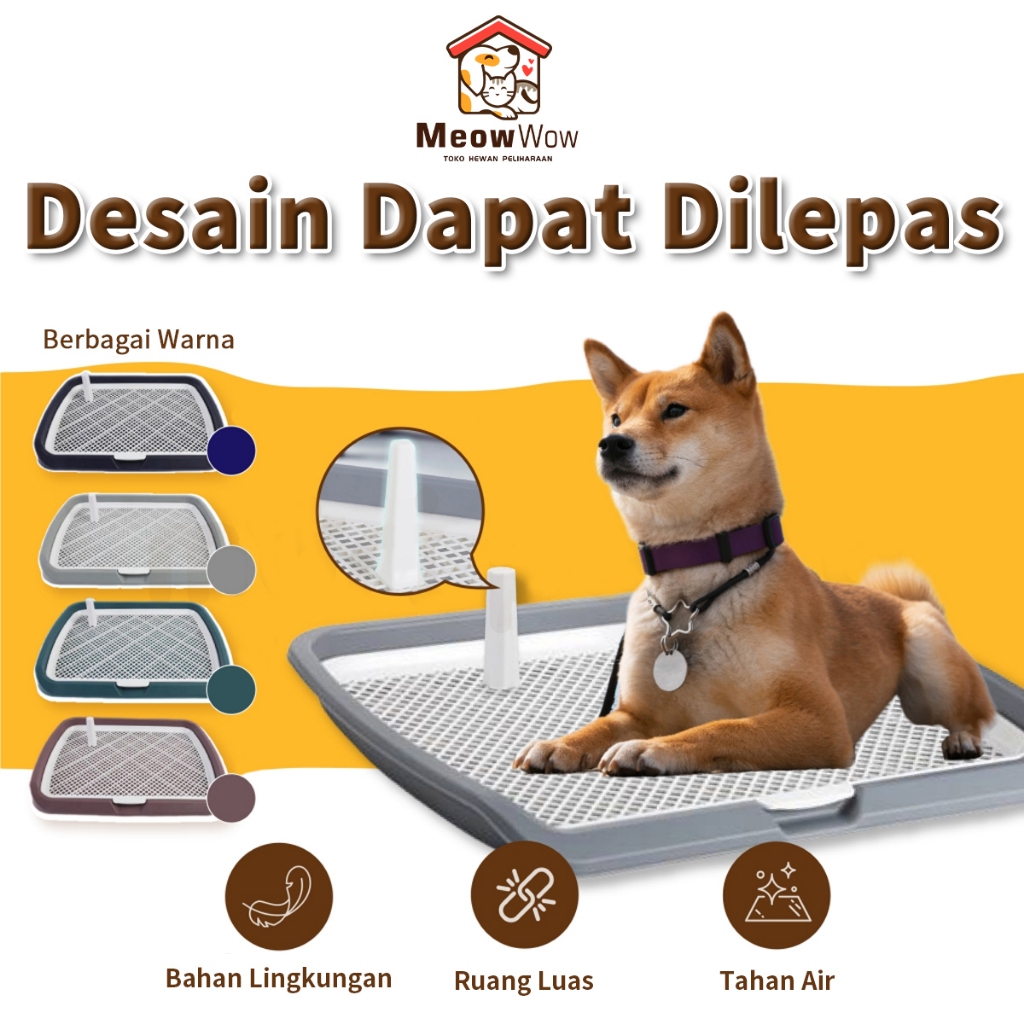 Jual MEOWWOW 65*50 CM Pet Toilet Anjing Training Ukuran Besar Toilet ...