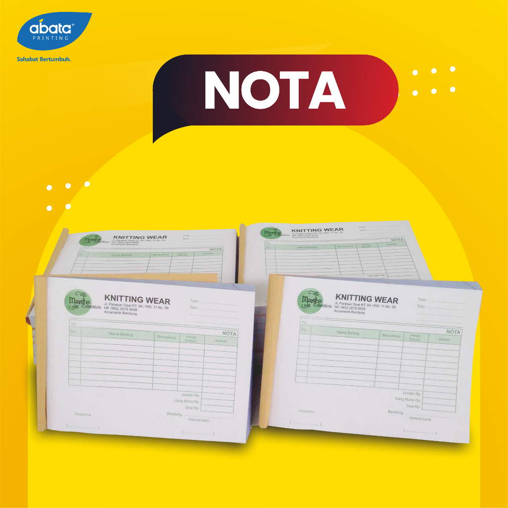Jual CETAK NOTA TOKO ATAU SPK TOKO | Shopee Indonesia