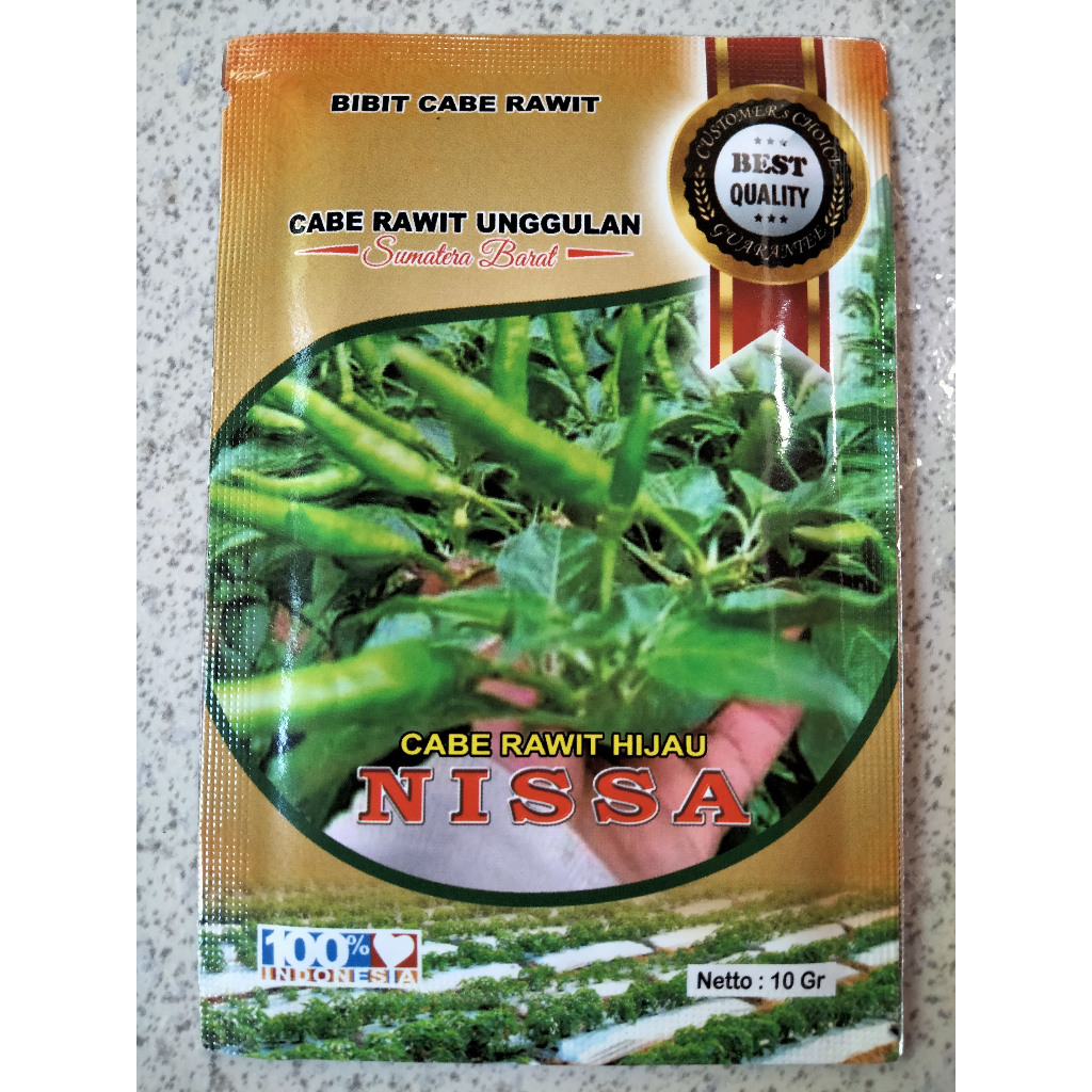 Jual Benih Cabe Rawit Hijau NISSA 10 Gram - Bibit Cabe Rawit Ijo Nisa ...