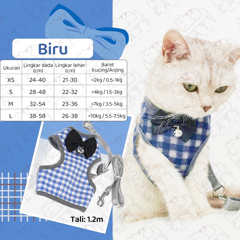 Jual Rompi Kucing Rompi Harness Tali Tuntun Harness ROMPI Rompi Harness ...