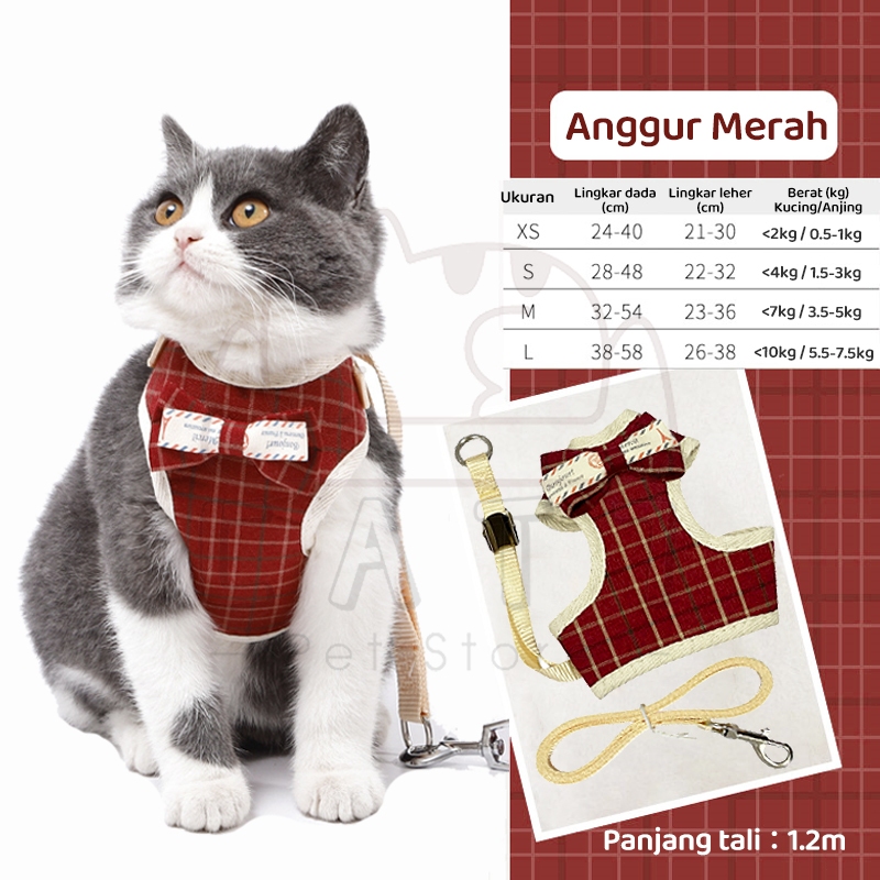 Jual Rompi Kucing Rompi Harness Tali Tuntun Harness ROMPI Rompi Harness ...