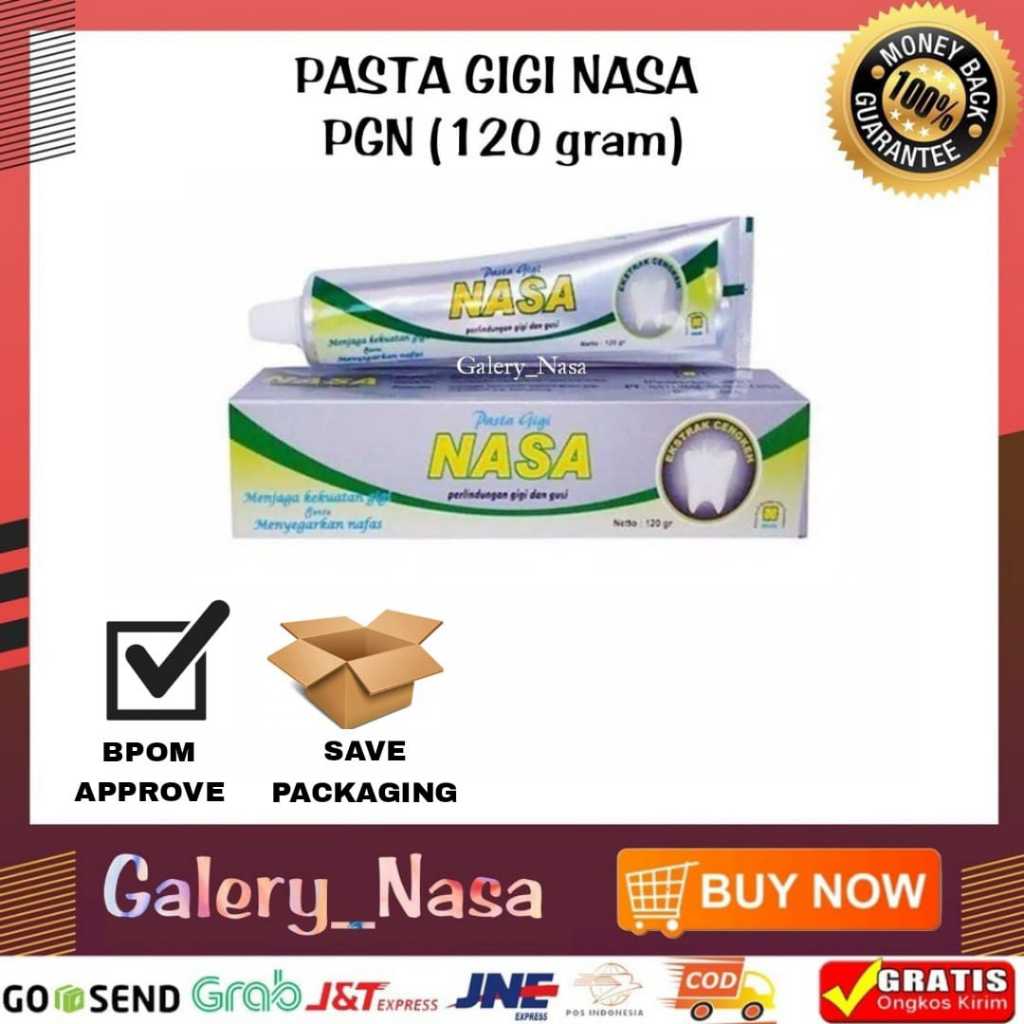 Jual 1 pcs Pasta Gigi Nasa - Odol Nasa - PGN /1 PCS/120GRM | Shopee ...