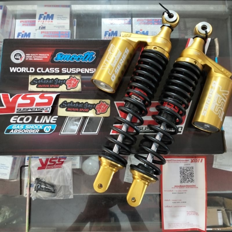 Jual Shock Tabung Yss New G-Plus Gold Series PCX 150 XMAX 350MM Original Thailand Yss | Shopee ...