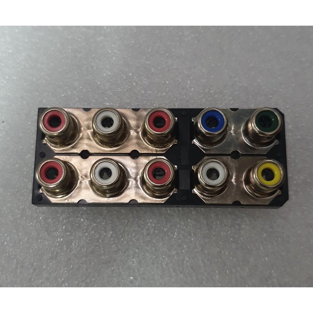 Jual Socket Female RCA 10 Slot Lubang Konektor AV merk Jalco | Shopee ...