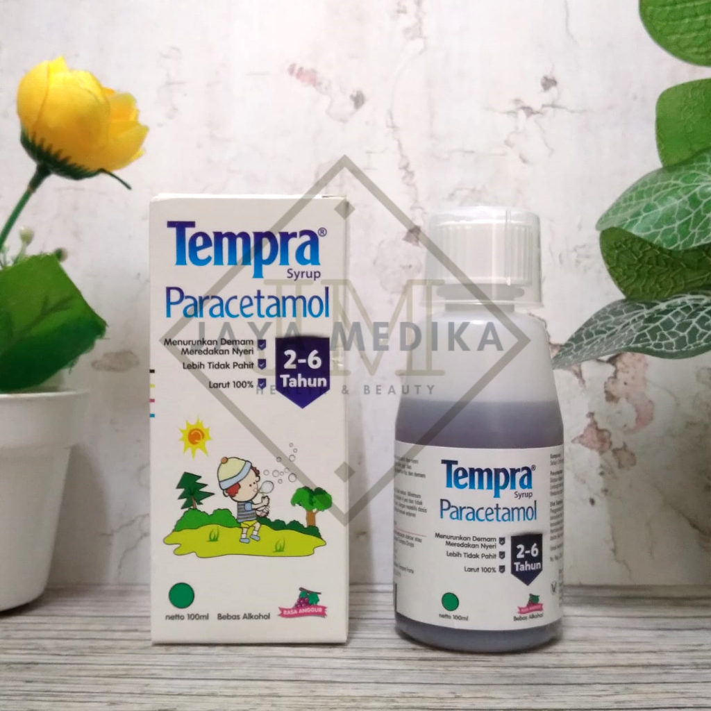 Jual Tempra Syrup 100 ml Rasa Anggur - Untuk Meredakan Sakit Kepala/Flu ...