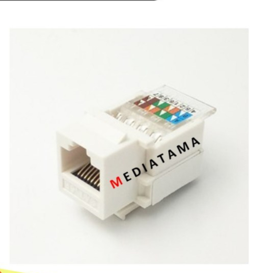 Jual RJ45 Cat5E UTP Toolless Tool-less Keystone Cat 5 Modular Jack ...