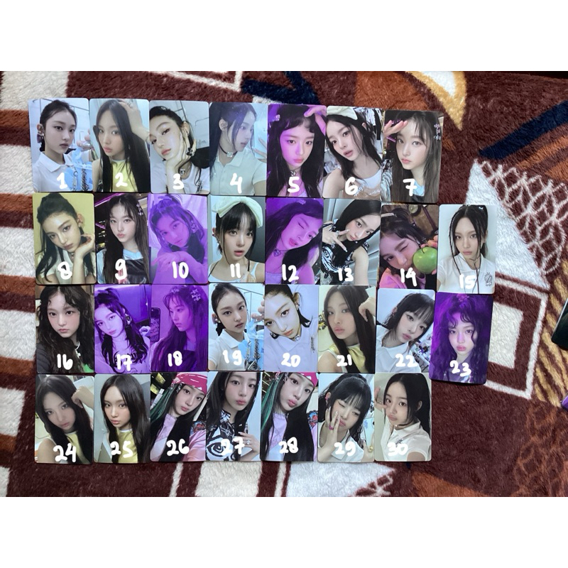 Jual READY OFFICIAL PHOTOCARD NEWJEANS GET UP HANNI HAERIN DANIELLE ...