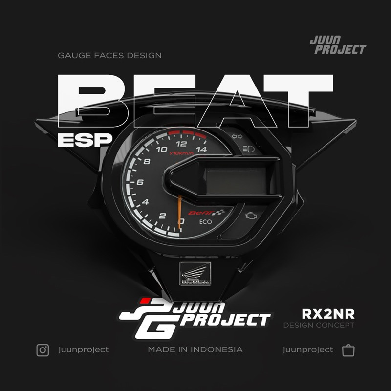 Jual Panel Speedometer BEAT eSP | Custom Model RX2NR by JUUNPROJECT ...