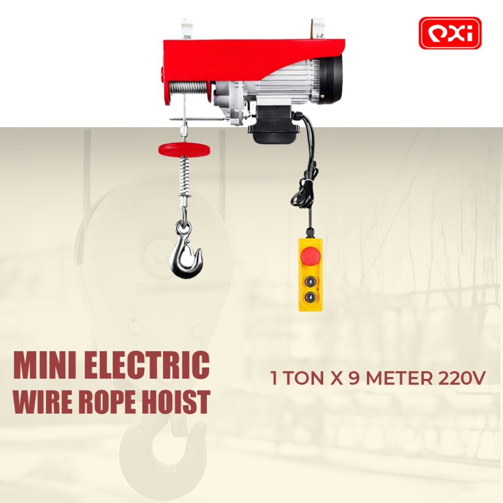 Jual Mini ELECTRIC WIRE ROPE HOIST TAKEL KATROL LISTRIK 1 Ton x 9 M ...