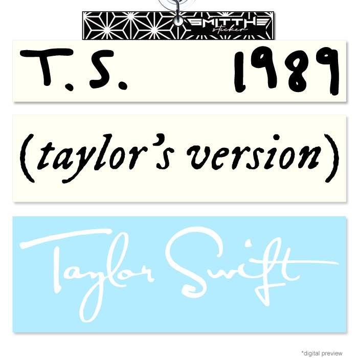 Jual Stiker taylor's version taylor swift Cutting Sticker | Shopee ...