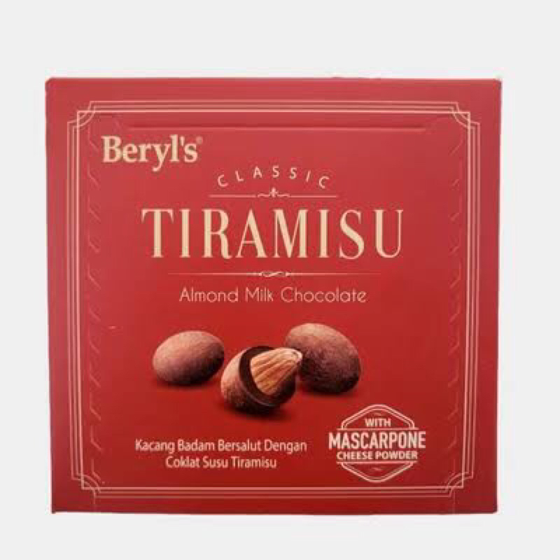 Jual Beryl's Beryls Coklat Cokelat Malaysia Classic Tiramisu Almond ...