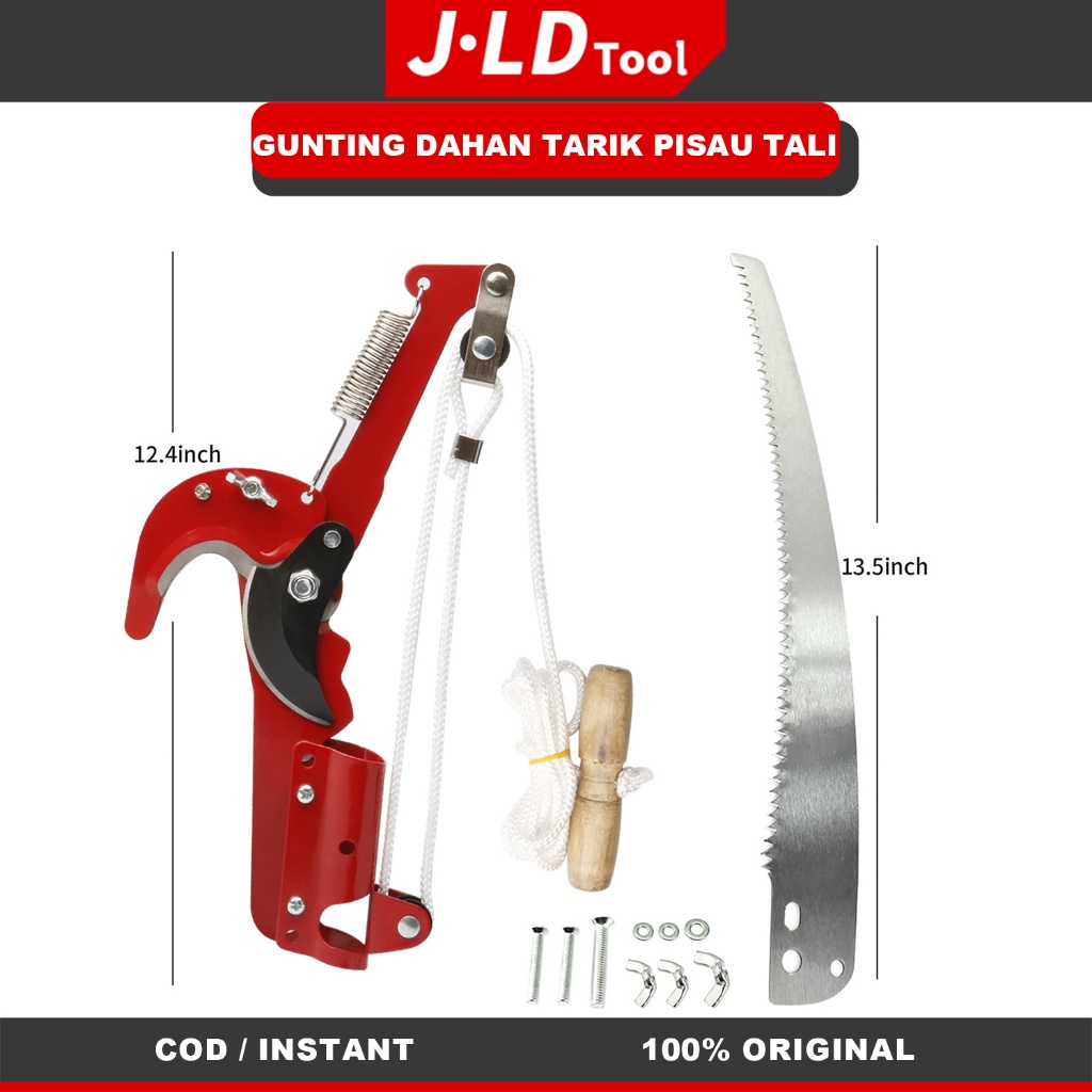 Jual JLD Tree Pruner/GUNTING DAHAN TARIK PISAU TALI/Gunting Pemetik Buah Tinggi/Adjustable ...