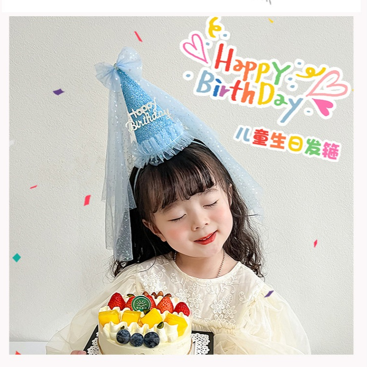 Jual AC136 Bando Bandana dan Jepit Rambut Anak Topi Pesta Ultah ...