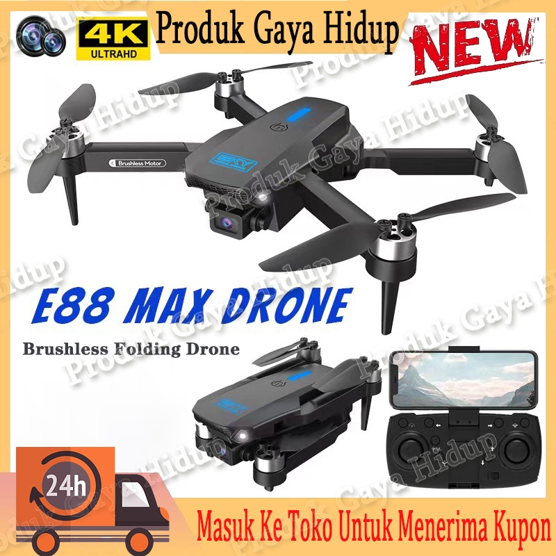 Jual E88MAX Drone/Pemutakhiran baru paling murah untuk motor tanpa berus/motor tanpa berus ...
