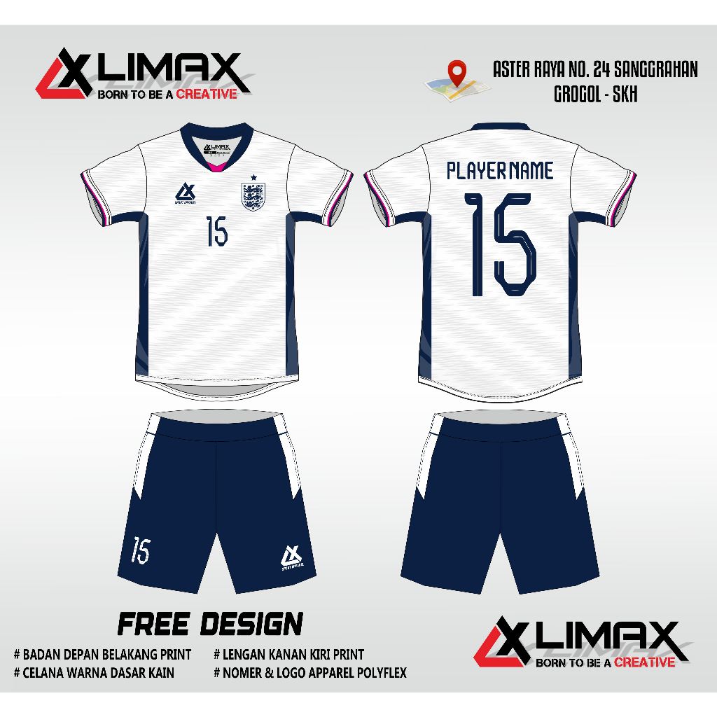 Jual JERSEY TIMNAS ENGLAND - FANTASY EURO 2024 | Shopee Indonesia