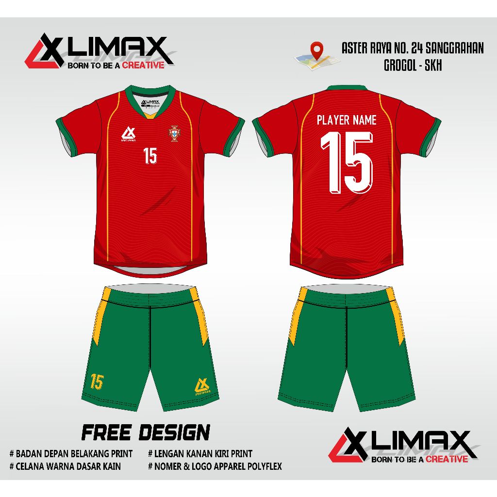 Jual JERSEY TIMNAS PORTUGAL - FANTASY EURO 2024 | Shopee Indonesia