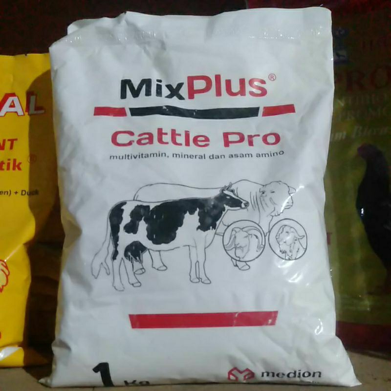 Jual Mix Plus Premix Cattle Pro Vitamin Mineral Asam Amino Untuk Sapi ...