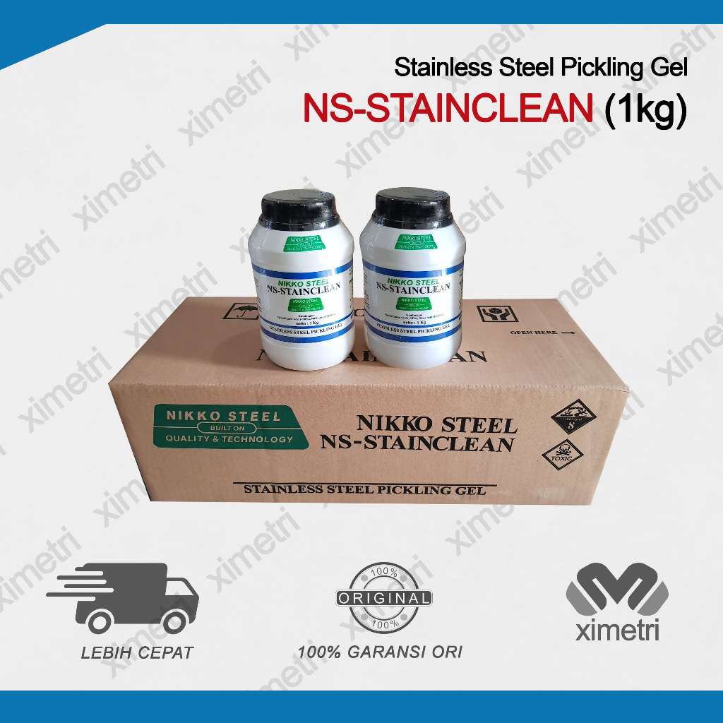 Jual NS STAINCLEAN Nikko Steel (1KG) / Gel Pembersih Stainless | Shopee ...