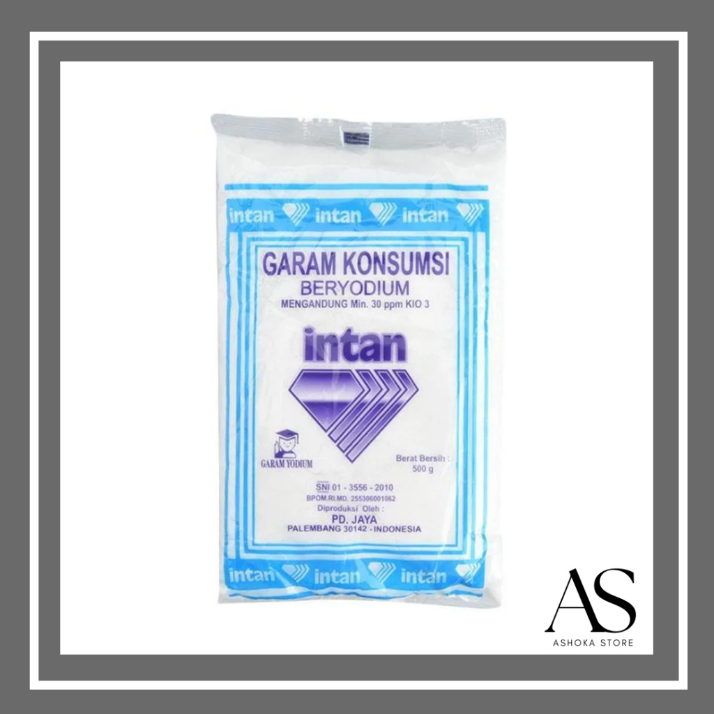 Jual GARAM INTAN BERYODIUM GARAM HALUS / Garam Masak Konsumsi 150Gr ...