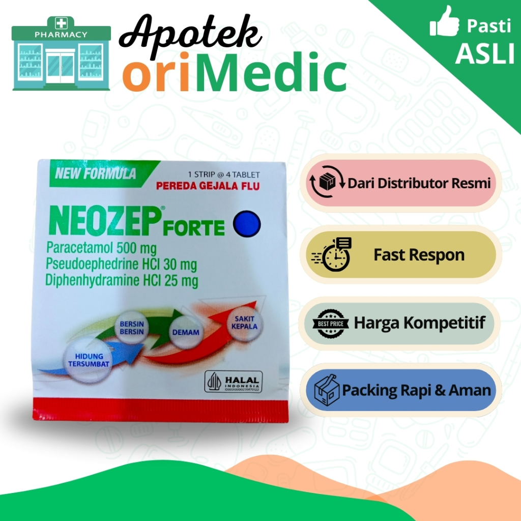 Jual Neozep Forte 4 Tablet | Shopee Indonesia