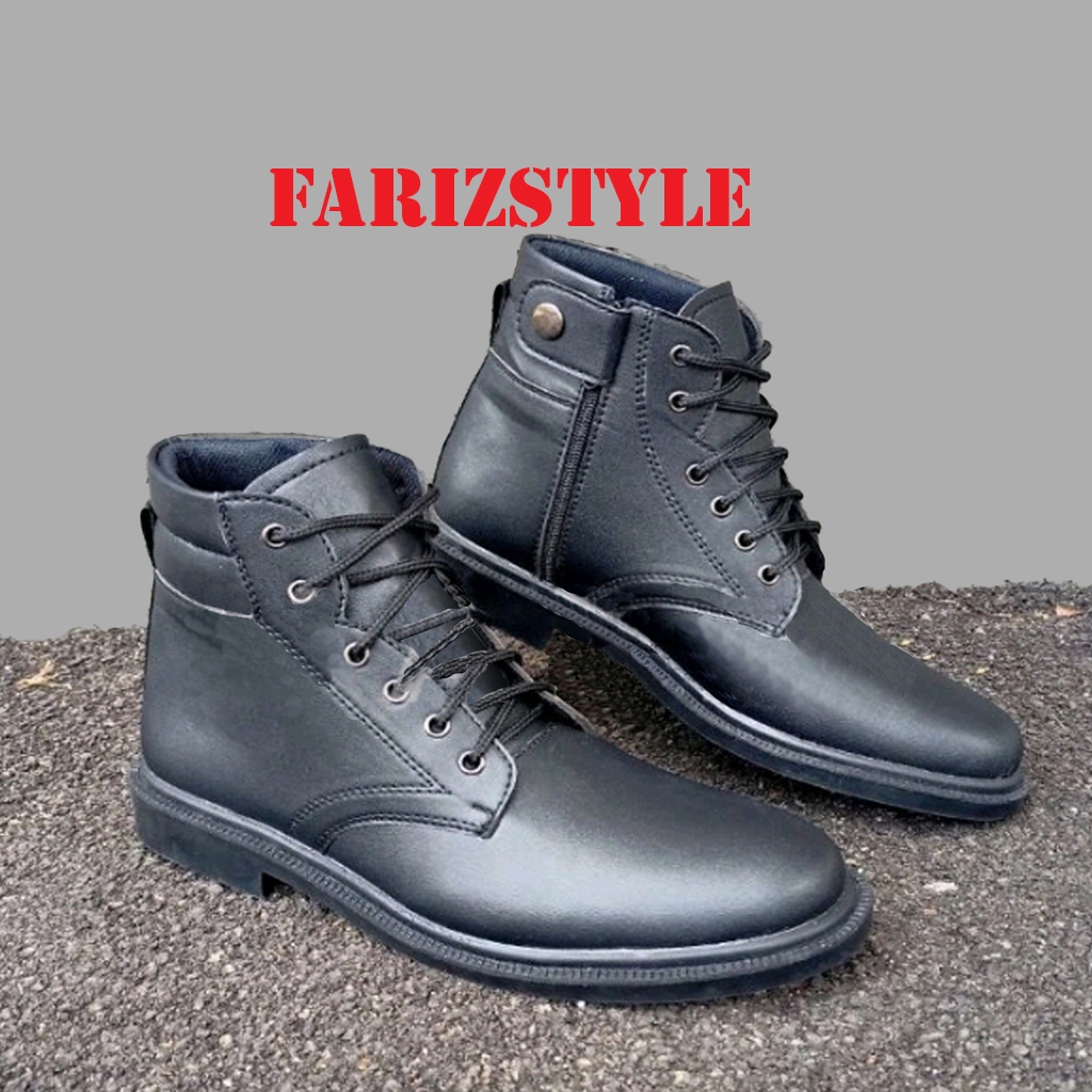 Jual Sepatu PDH Pria Pantofel TNI Polri Polisi Satpam Security Hitam ...