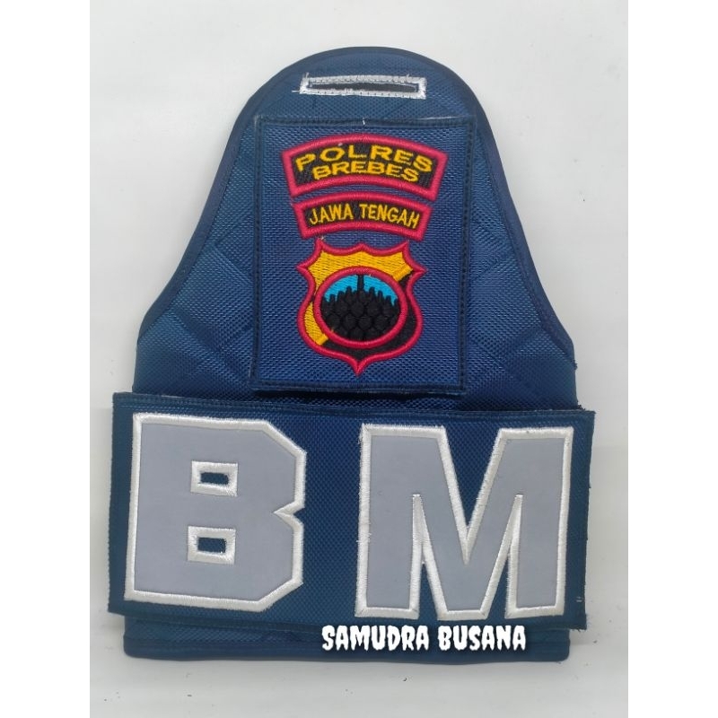 Jual ban lengan BM bisa custem logo Polda lokasi polres | Shopee Indonesia