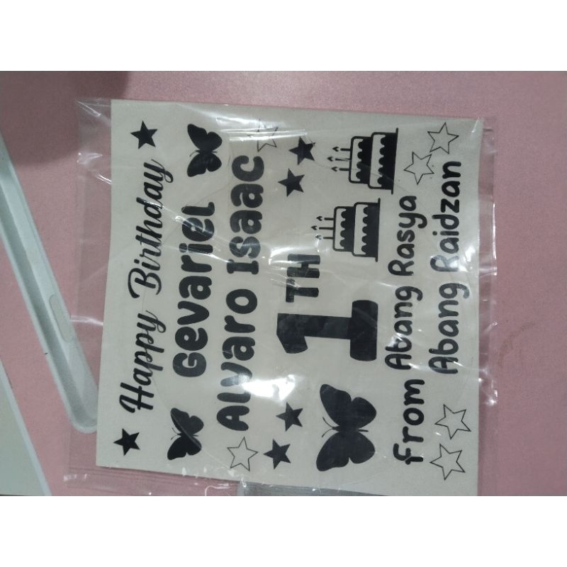 Jual custom sticker 25x25 tuk balon pvc(bobo) | Shopee Indonesia