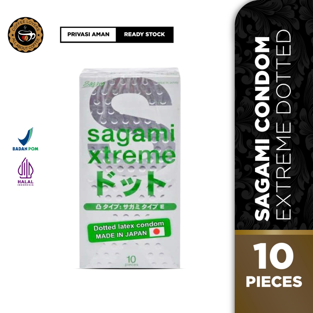 Jual Kondom Condom Sagami Xtreme Dotted Latex Condom Isi 10 Pcs Kondom Sagami Original | Shopee ...