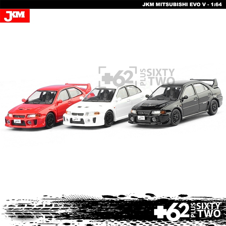 Jual JKM MINI SCALE diecast 1/64 Mitsubishi Evolution II EVO II EVO III ...