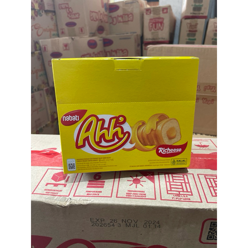 Jual wafer nabati ahh 500 rasa KEJU per box | Shopee Indonesia