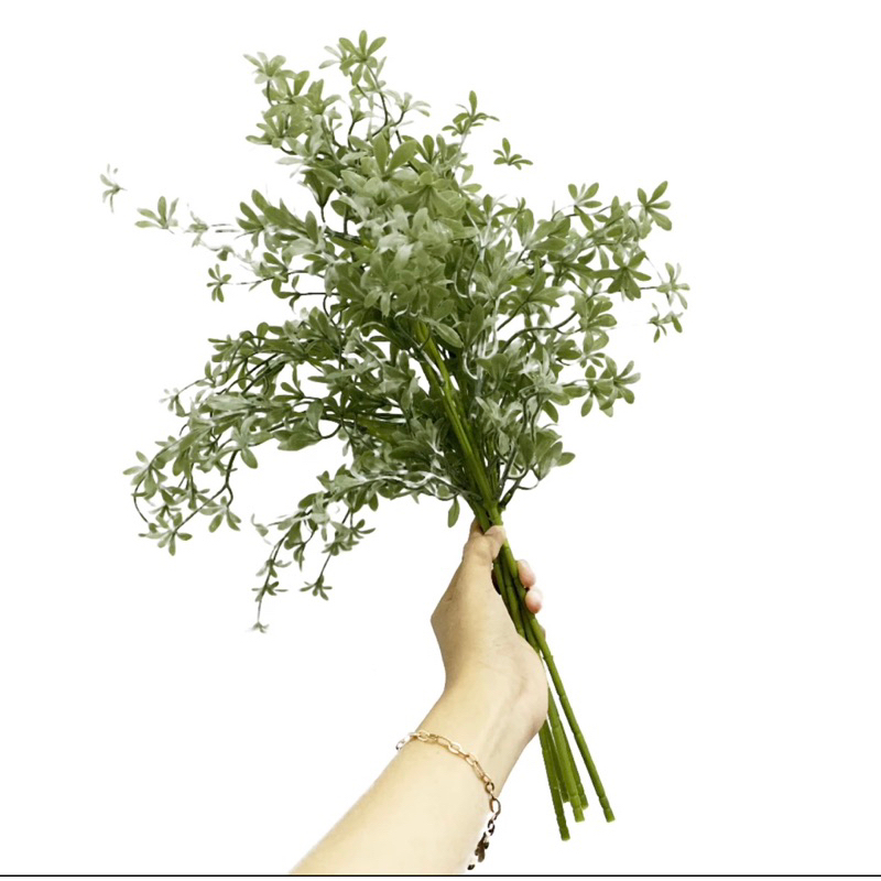 Jual Claythings.id Artificial Flower Oncidium Leaf Tanaman Hias Tangkai ...