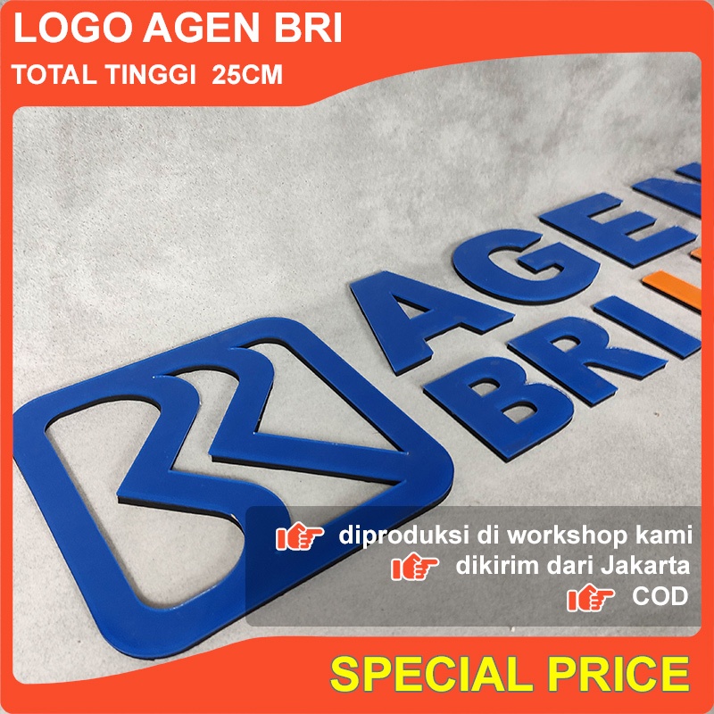 Jual AGEN BRI LINK Logo akrilik / Logo Agen BRI Link / Huruf BRI Link ...