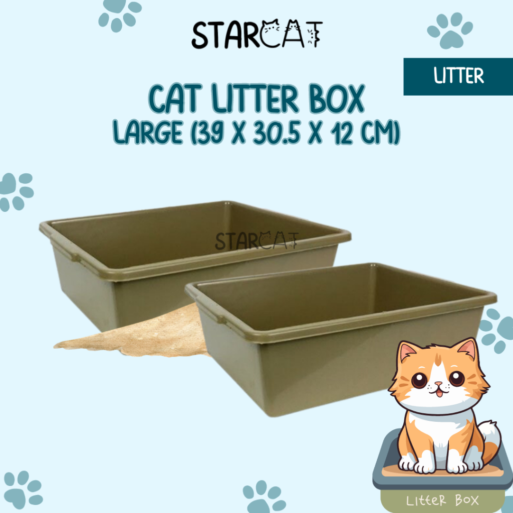 Jual SC Cat Litter Box Baskom Bak Baki Pasir Kucing BesarJumbo | Shopee ...