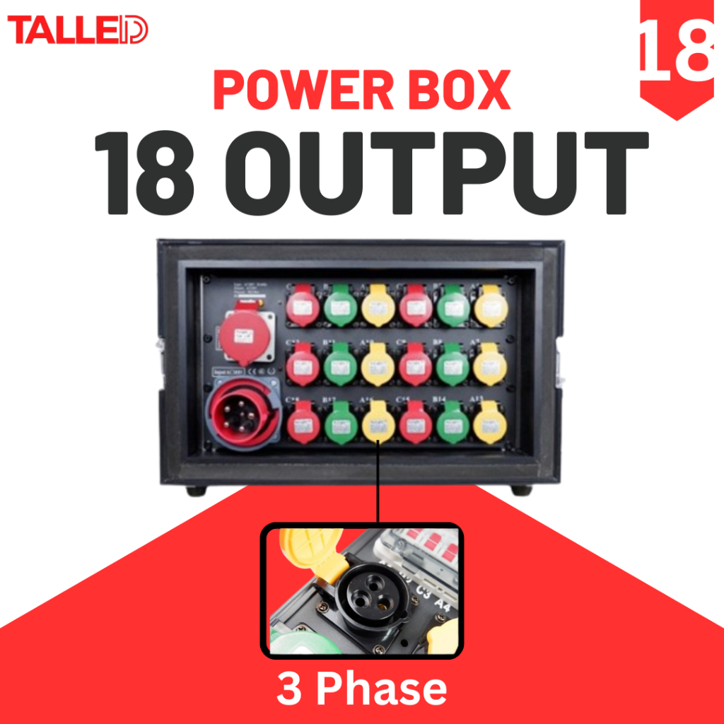 Jual POWERBOX 18 OUTPUT CONNECTOR LISTRIK VIDEOTRON 3 PHASE RENTAL EQUIPMENT | Shopee Indonesia