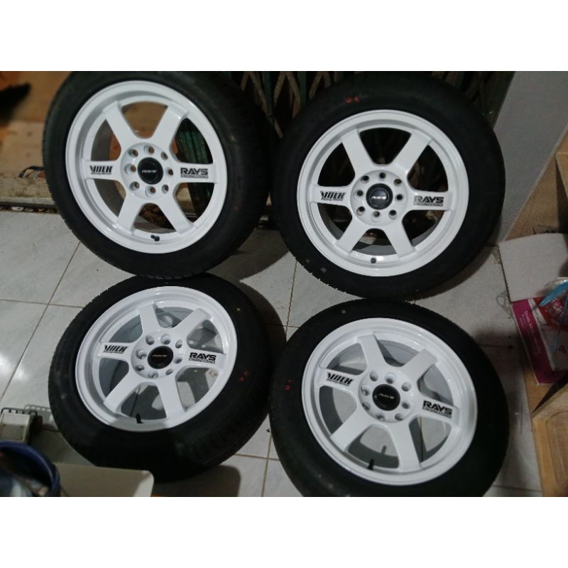 Jual [PROMO] VELG TE37 R 15 + BAN champiro SX2 | Shopee Indonesia