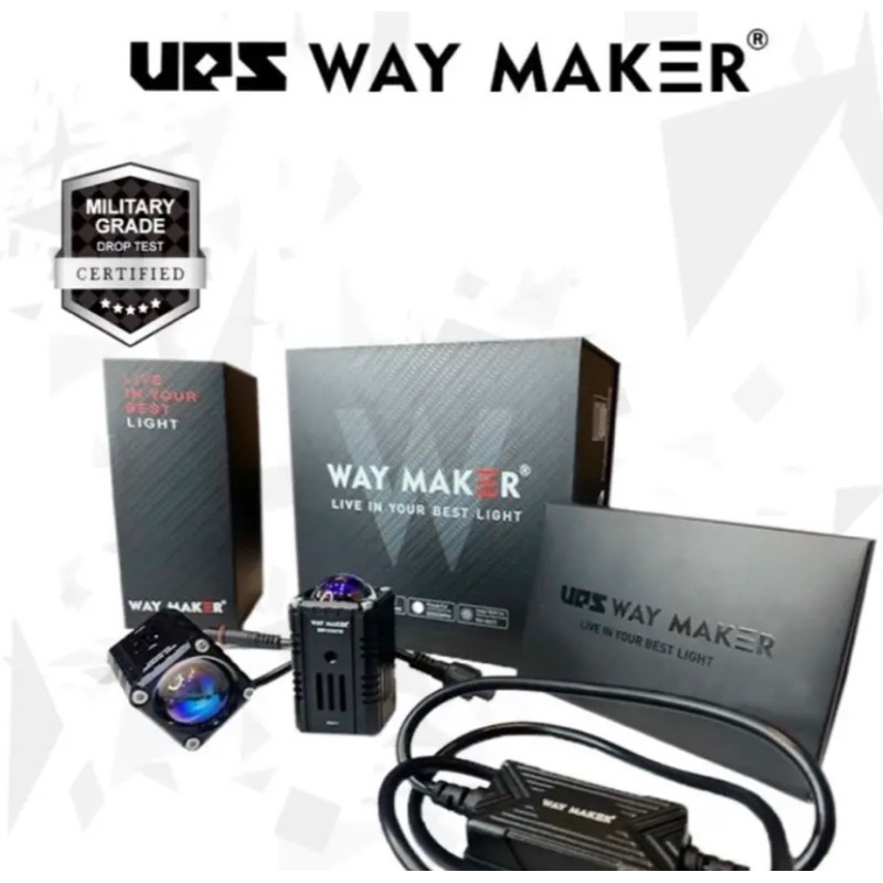 Jual mini laser UPS WAYMAKER UW1 putih-kuning | Shopee Indonesia