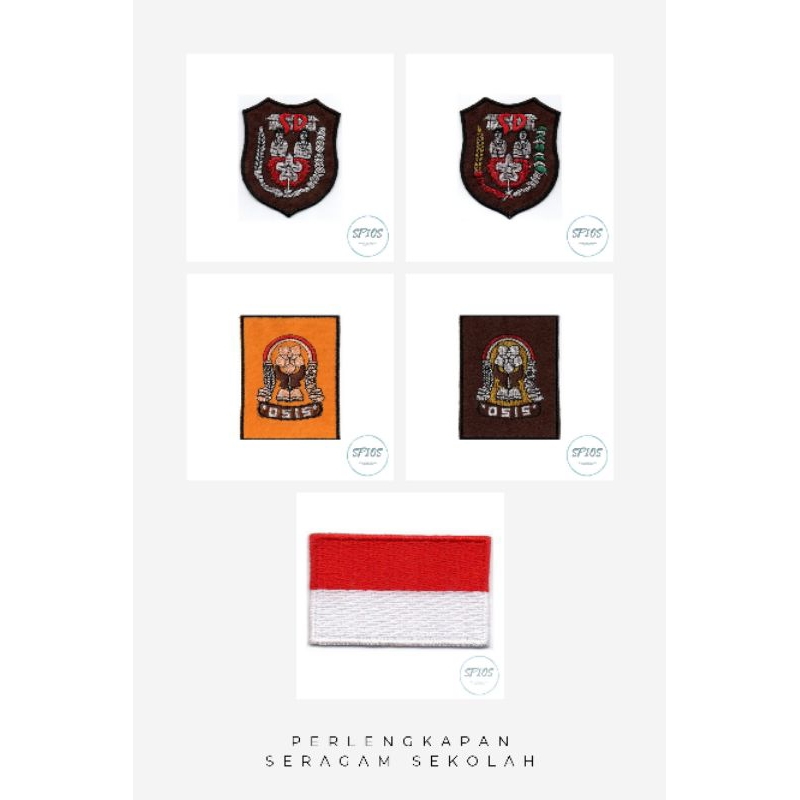 Jual BORDIR ATRIBUT LOGO OSIS SERAGAM SEKOLAH | Shopee Indonesia
