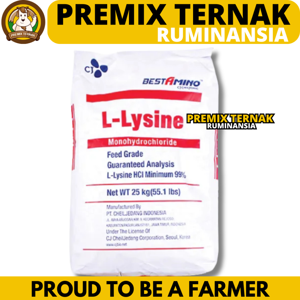 Jual LYSINE 1 KG & LYSINE 500 GRAM - LISIN LYSIN LISINE LEUSIN SUPLEMEN ...