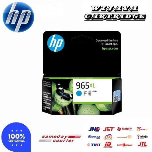 Jual TINTA HP 965 XL CYAN ORIGINAL | Shopee Indonesia