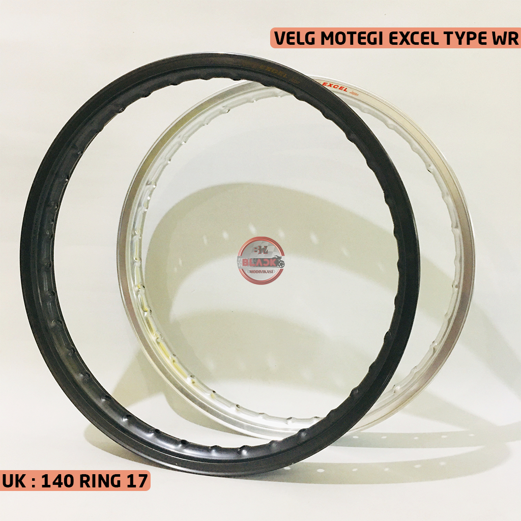 Jual Velg MOTEGI EXCEL TYPE WR UK 140 RING 17 Hole Lubang 36 Warna ...
