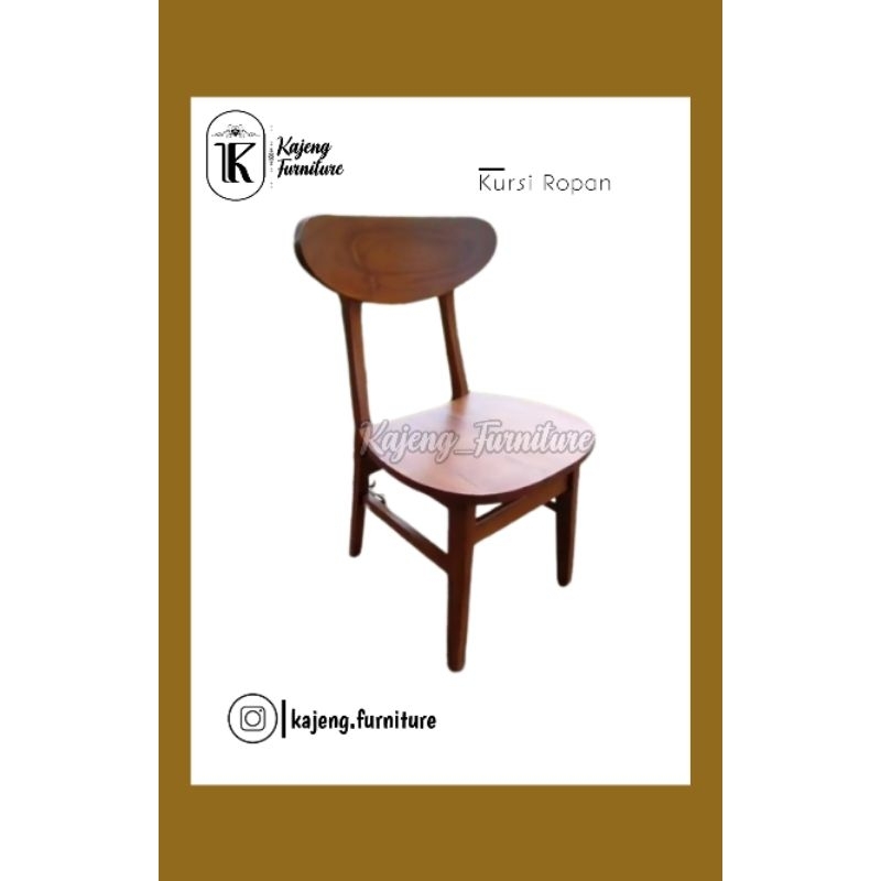 Jual Kursi ropan kayu jati, kursi ropan jati solid, kursi ropan ...